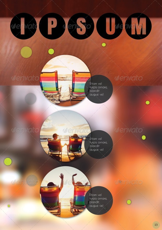 Circle Magazine Template-Indesign 24 Page Layout, Print Templates ...