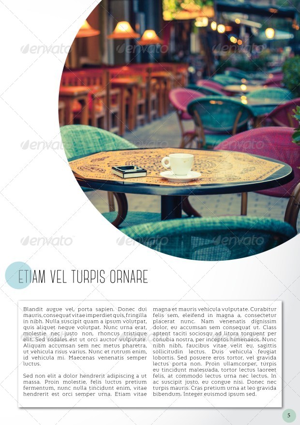 Circle Magazine Template-Indesign 24 Page Layout, Print Templates ...