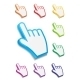 Mouse Hand Cursor, Vectors | GraphicRiver