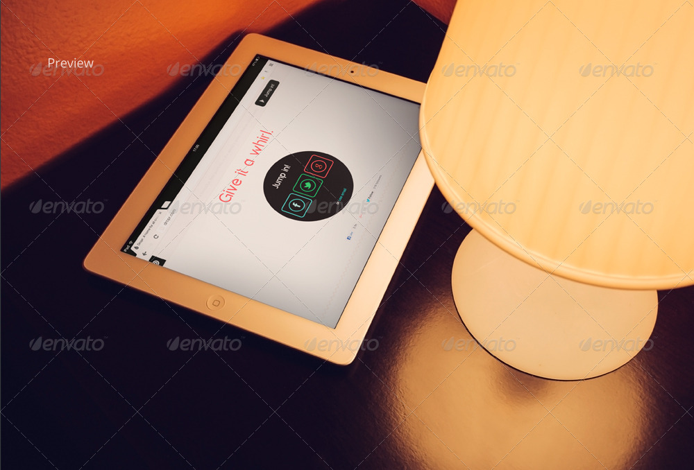 White Pad | Tablet App UI Mock-Up, Graphics | GraphicRiver