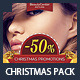 Beauty Center & Spa Christmas Promotions Pack, Print Templates ...
