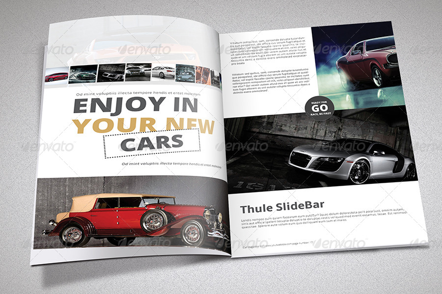 Cars Magazine Template II, Print Templates | GraphicRiver