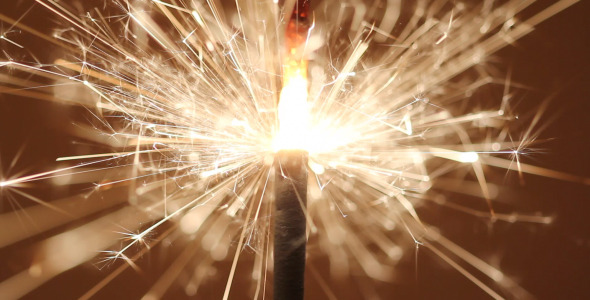 One Sparkler, Stock Footage | VideoHive