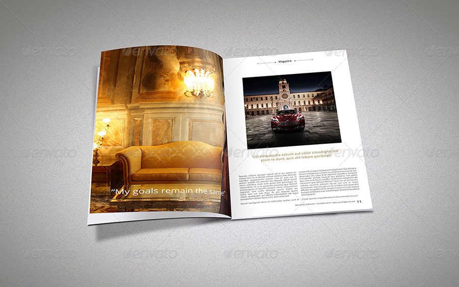 Luxury Magazine Template, Print Templates | GraphicRiver
