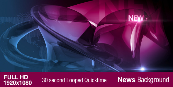 Looped News Background, Motion Graphics | VideoHive