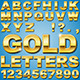 Gold Letters, Vectors | GraphicRiver