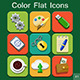 Universal Color Flat Icons, Vectors | GraphicRiver