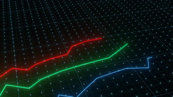 Stock market animated graphic., Motion Graphics | VideoHive