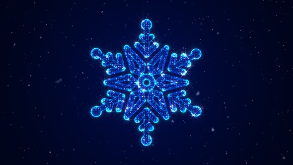 Snowflake 3 D Hologram V11, Motion Graphics | VideoHive