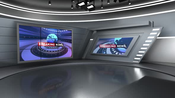 Virtual News Studio Set N045, Motion Graphics | VideoHive