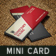 Creative Mini Business Card Template 04, Print Templates | GraphicRiver