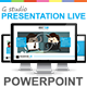 Gstudio Presentation Live Powerpoint Template, Presentation Templates