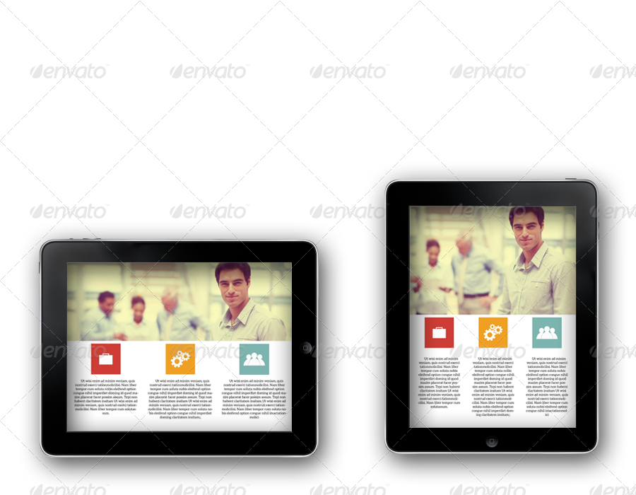 iPad & Tablet Corporate Annual Report, ePublishing | GraphicRiver