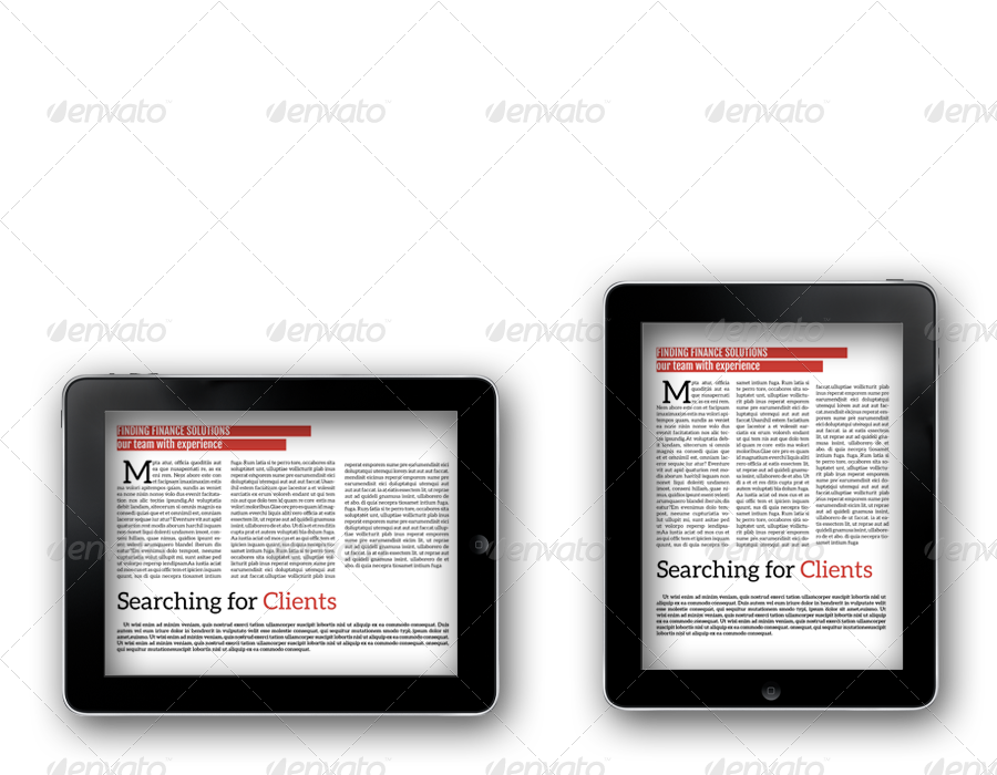 iPad & Tablet Corporate Annual Report, ePublishing | GraphicRiver