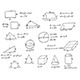 Hand Written Geometry Formulas, Vectors | GraphicRiver