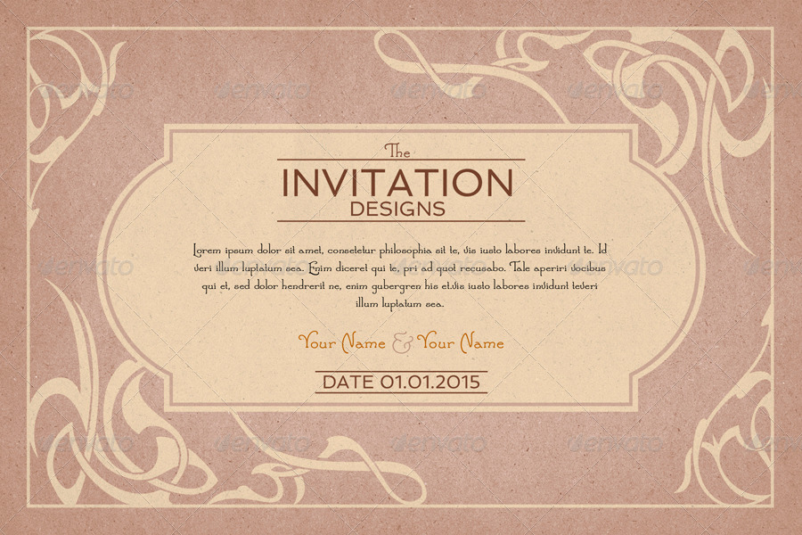 Invitation Card Backgrounds, Graphics | GraphicRiver