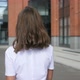 Walking Female Designer, Back View, Slow Motion, Stock Footage | VideoHive