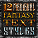 Medieval Fantasy Text Styles, Add-ons | GraphicRiver