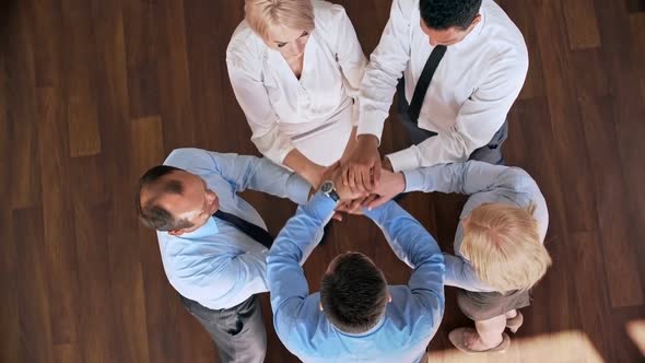 Business Team Huddle, Stock Footage | VideoHive