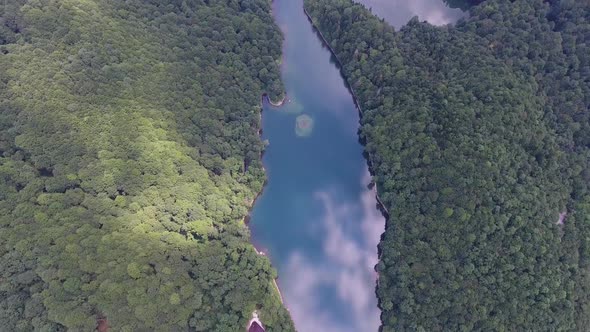 Aerial View on Lake Biograd, Montenegro, Stock Footage | VideoHive