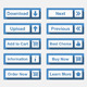 Flat Buttons, Vectors | GraphicRiver