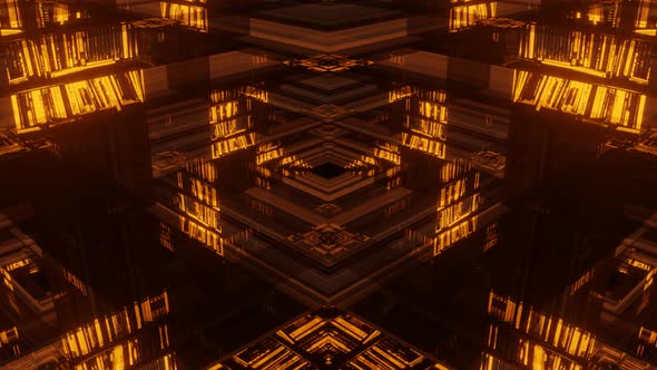 Library interstellar, scene for background. Abstract fractal., Motion ...