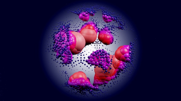 Abstract Liquid Blobs Flowing Morphing Liquid 3D Animation, Motion Graphics