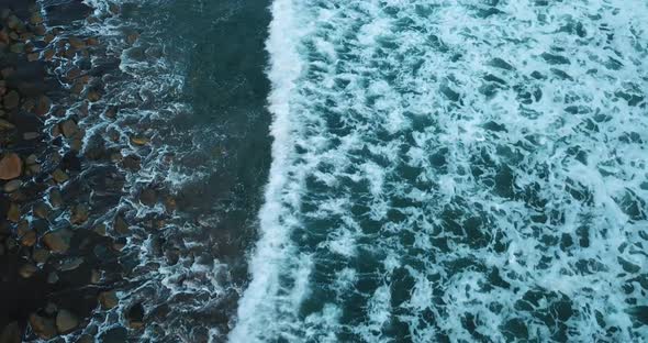 Aerial Drone Top View of the Ocean in 4k , Stock Footage | VideoHive