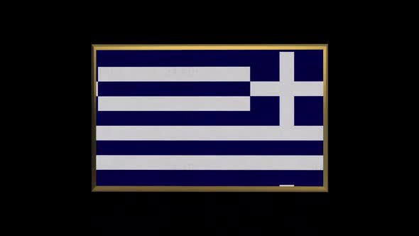 Greece 3D Flag, Motion Graphics | VideoHive