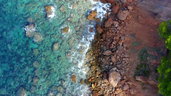 Ocean Jungle Coast Aerial, Stock Footage | VideoHive