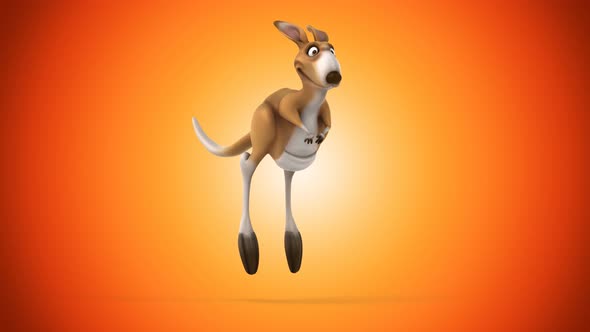 Fun kangaroo, Motion Graphics | VideoHive