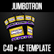 Jumbotron C4D+AE, Cinema 4D Templates | VideoHive