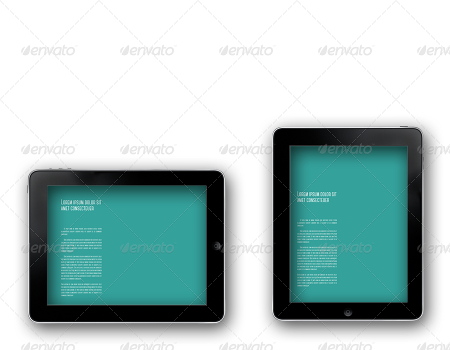 iPad & Tablet Infographic Annual Report, ePublishing | GraphicRiver