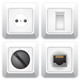 Electric Socket Set, Vectors | GraphicRiver