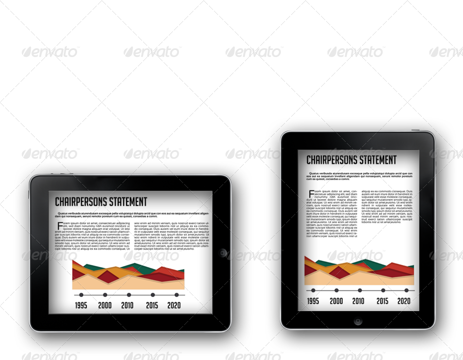 iPad & Tablet Business Annual Report, ePublishing | GraphicRiver