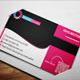 Creative Pink Business Card , Print Templates | GraphicRiver