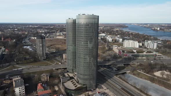 Riga highest building, Stock Footage | VideoHive