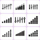 Level and Volume Icons Set, Vectors | GraphicRiver