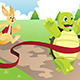 Tortoise and Hare, Vectors | GraphicRiver
