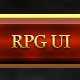 RPG Gold User Interface Elements, Web Elements | GraphicRiver