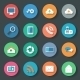 Communication Icons Flat Set Design, Vectors | GraphicRiver