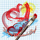 Painted Hearts, Vectors | GraphicRiver