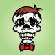 Nerdy Skull, Logo Templates | GraphicRiver