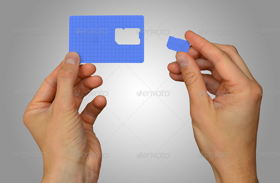 SIM Card Mock-ups, Graphics | GraphicRiver