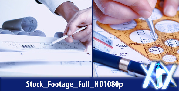 Checking Drawing Work, Stock Footage | VideoHive