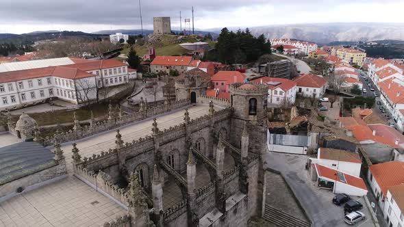 Guarda Cathedral (Sé de Guarda) combining Gothic and Manueline ...