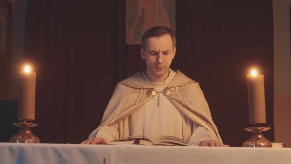 Pastor Preaching Sermon in Church, Stock Footage | VideoHive