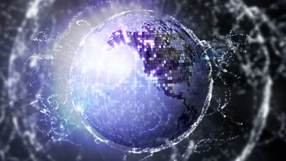 Earth Disco Ball, Motion Graphics | VideoHive