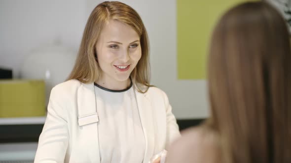 Friendly Shop Assistant in Luxury Jewelry Shop, Stock Footage | VideoHive