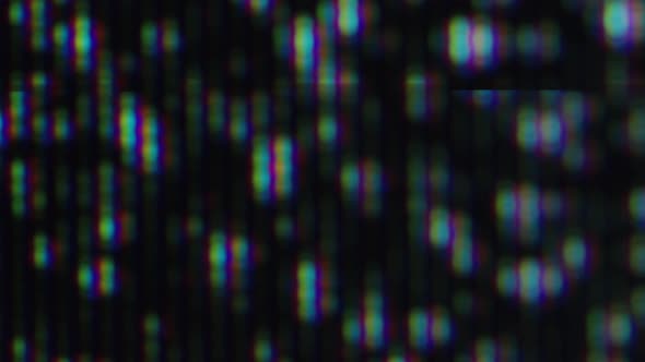 Old Vintage Television Screen Closeup, Stock Footage | VideoHive